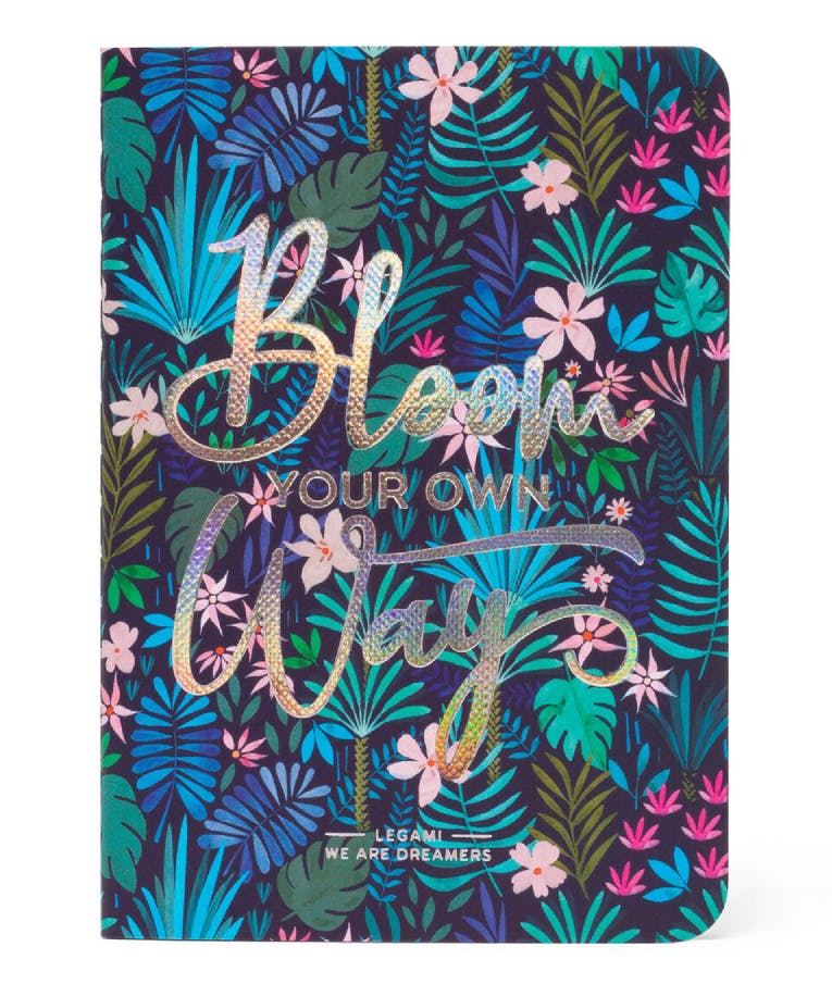 Legami Milano Floral Bloom Your Own Ways Σημειωματάριο A6 Ριγέ 7mm ...